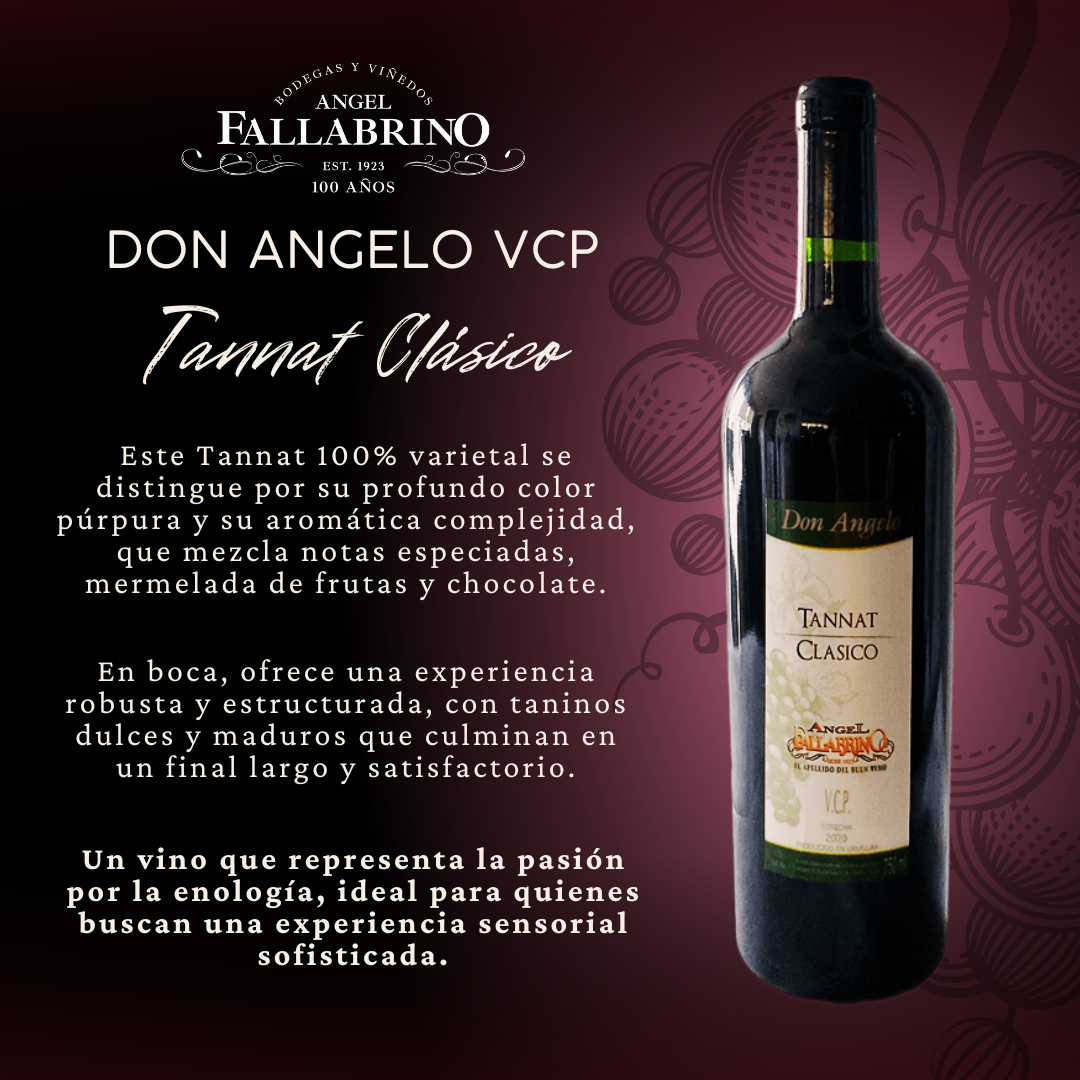 VCP Don Angelo Tannat Classic - Bodegas y Viñedos Angel Fallabrino